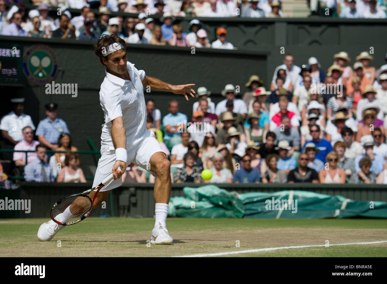 June 30 2010: Roger Federer losing to Tomas Berdych. Wimbledon ...