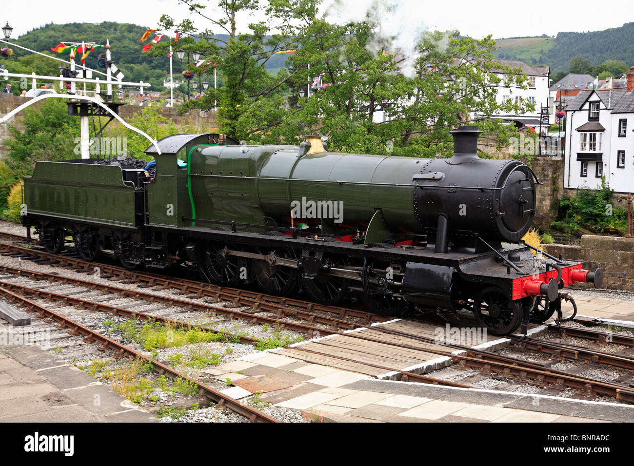 Steam Engine Llangollen Station North Wales UK United Kingdom EU ...