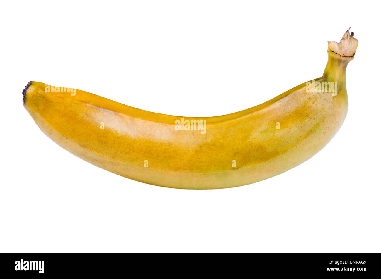 object on white - food banana close up Stock Photo - Alamy