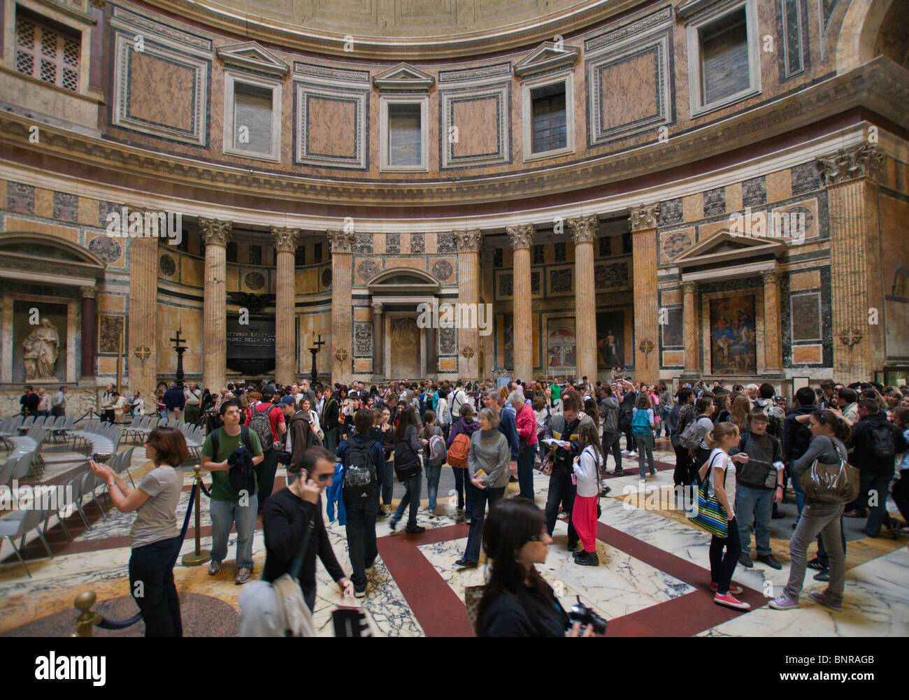 Interior of the Pantheon,Rome,Italy Stock Photo - Alamy