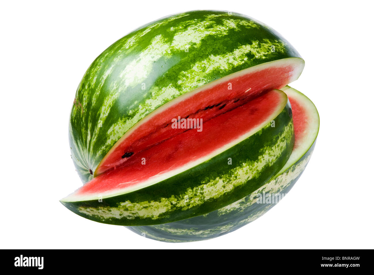 object on white - food watermelon close up Stock Photo - Alamy