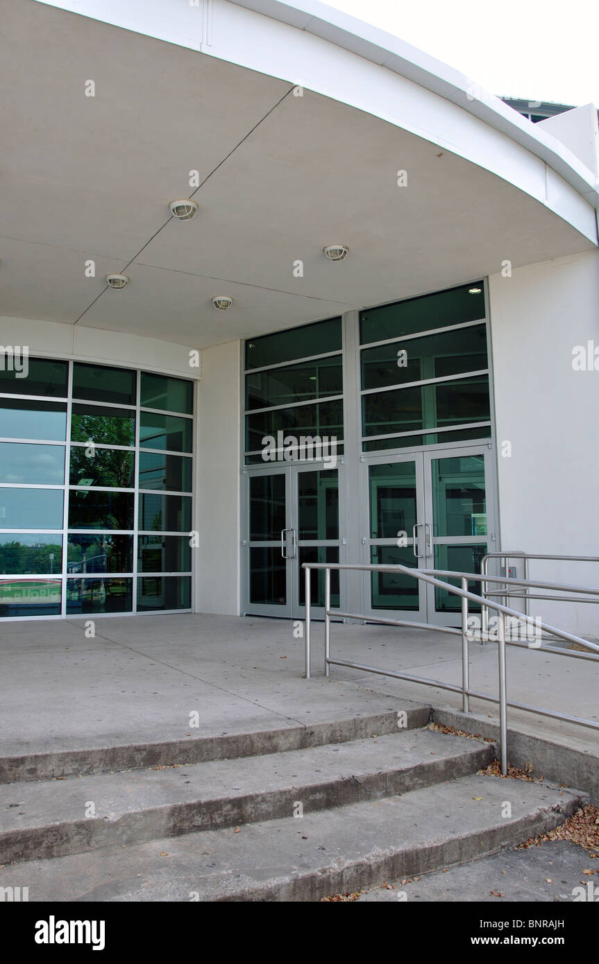 Disabled access ramp to school Stock Photo - Alamy