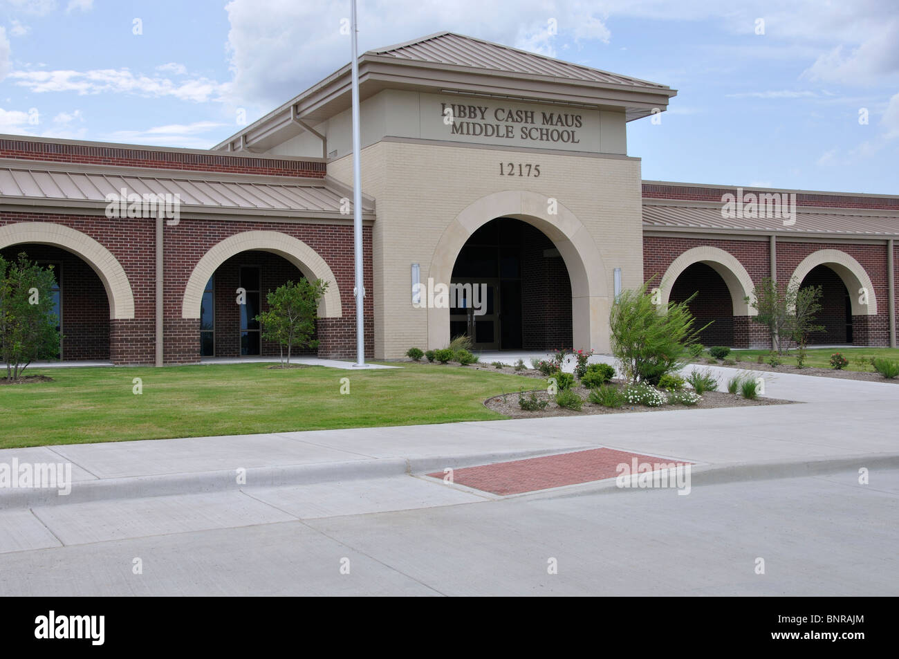 Disabled access ramp to school Stock Photo - Alamy