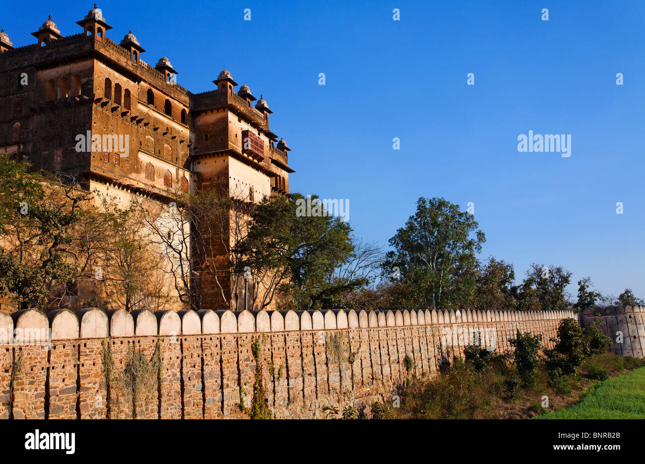 India - Madhya Pradesh - Orchha - Raj Mahal Stock Photo - Alamy