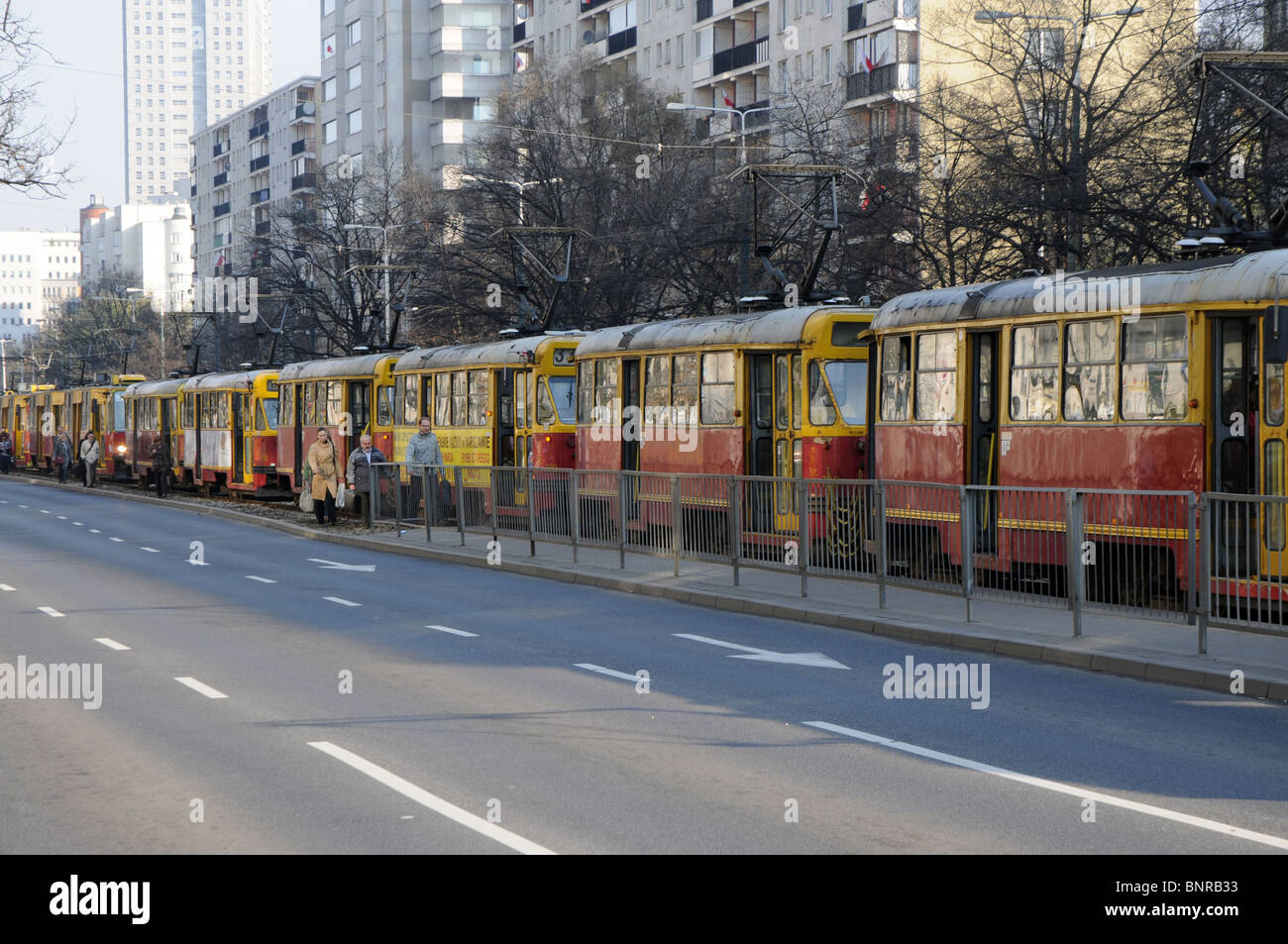 Polish trams hi-res stock photography and images - Alamy