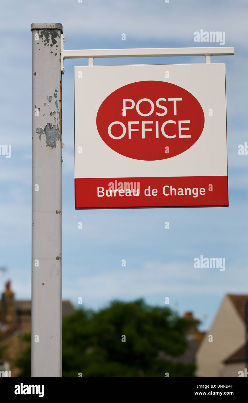 A sign for a post office Stock Photo - Alamy