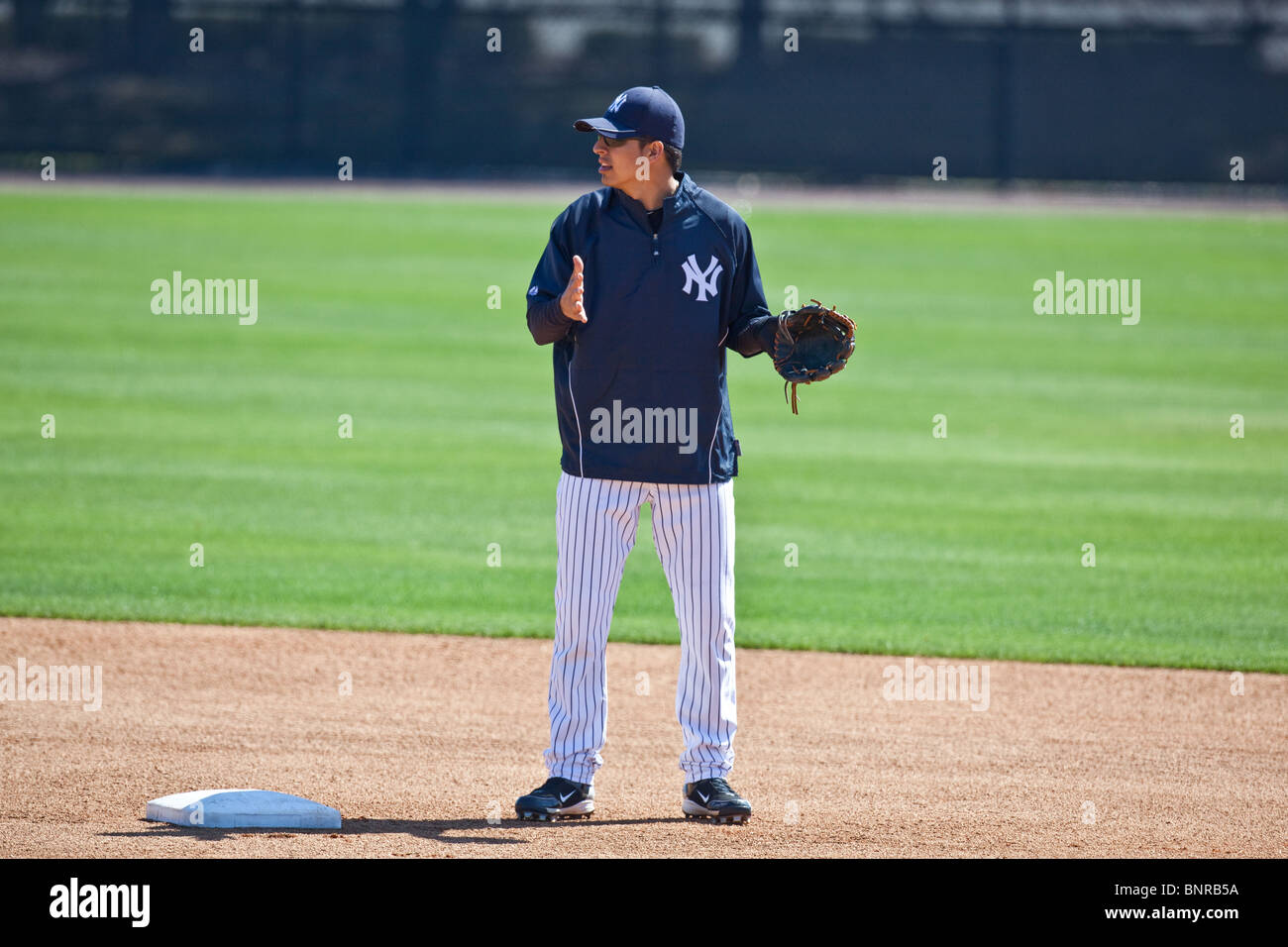 Yankees baseball stadium new york grass hi-res stock photography and ...
