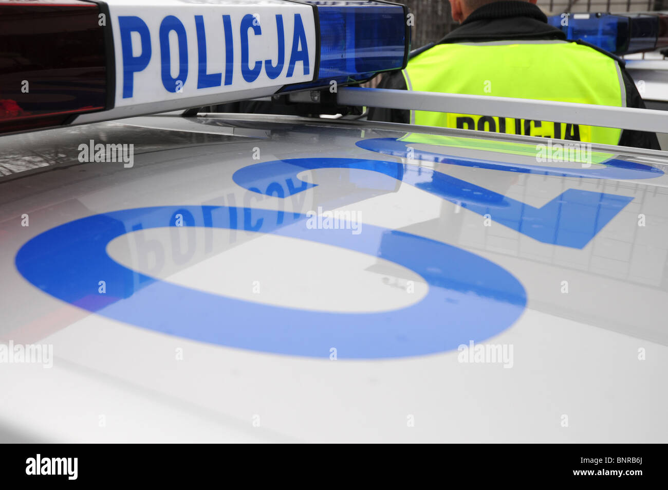 Policja polish police car hi-res stock photography and images - Alamy