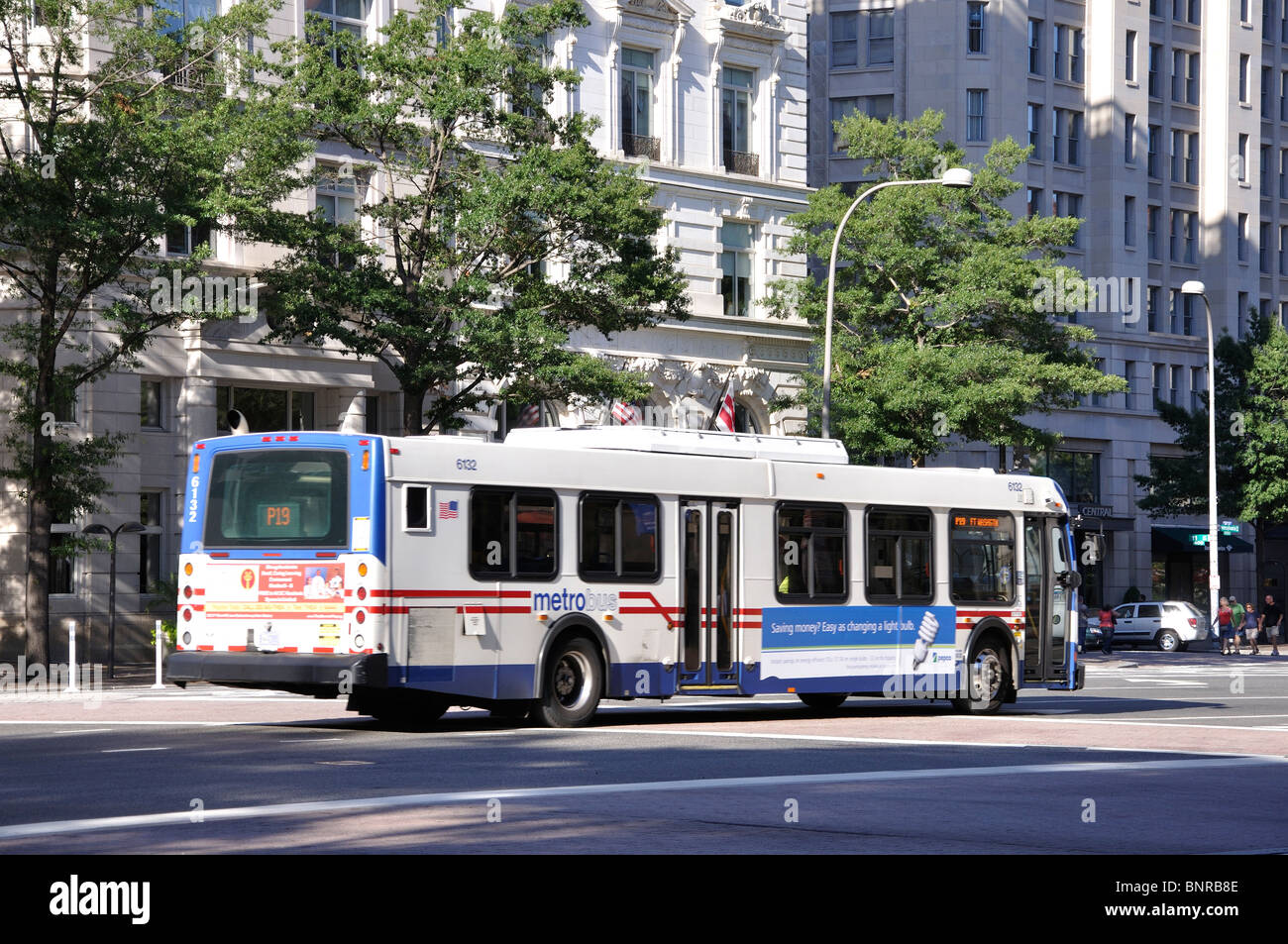 Bus in Washington DC, USA Stock Photo - Alamy