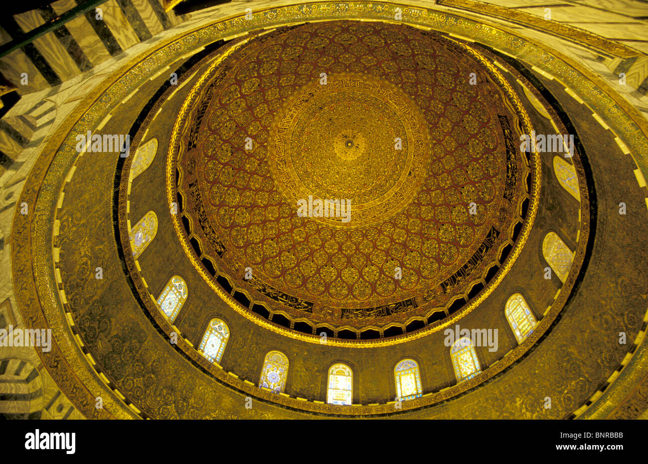 Dome of rock interior mosaic hi-res stock photography and images - Alamy