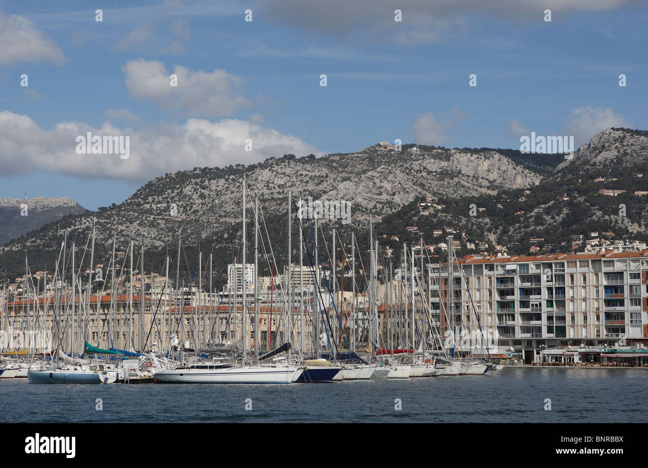 Yacht harbour of Toulon,France Stock Photo - Alamy