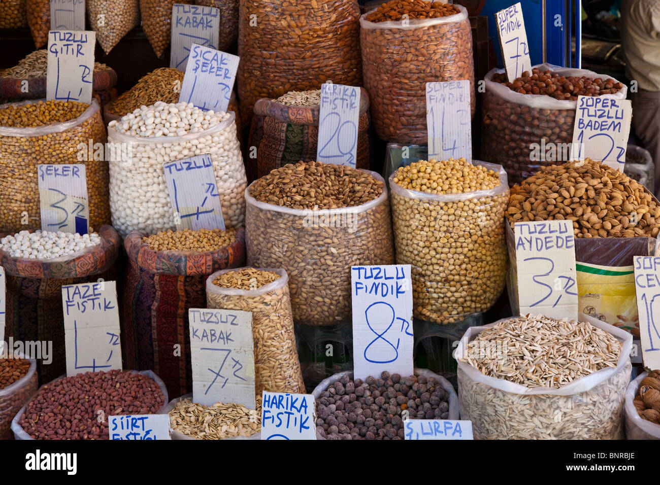 Turkey market nuts hi-res stock photography and images - Alamy