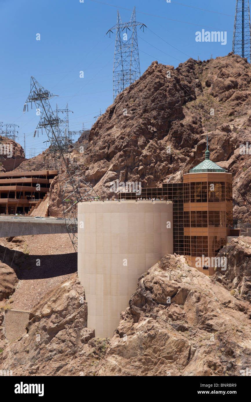 USA Nevada/Arizona border - Hoover Dam on the Colorado River, Lake Mead ...