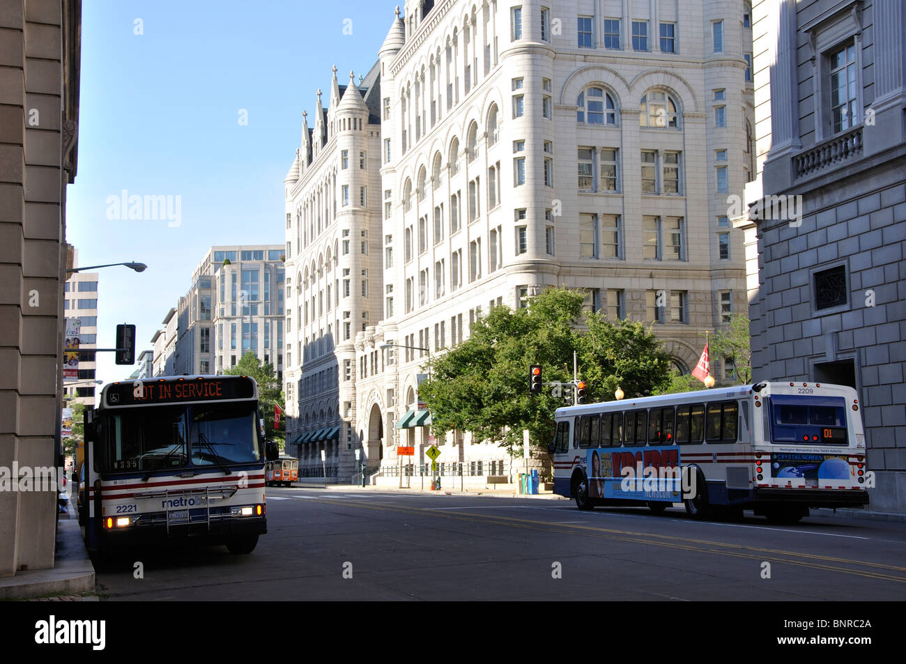 Bus in Washington DC, USA Stock Photo - Alamy