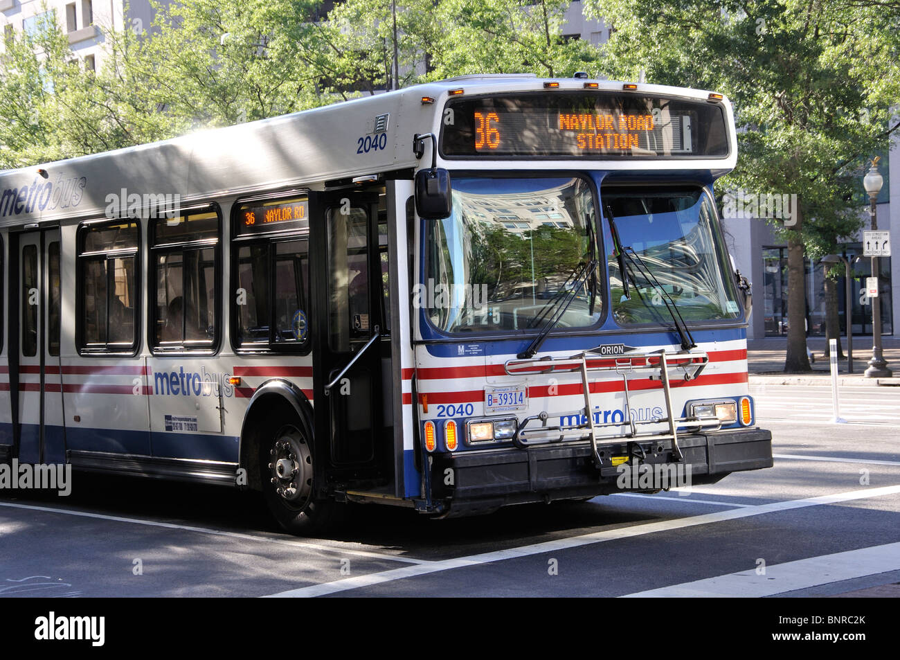 Bus in Washington DC, USA Stock Photo - Alamy