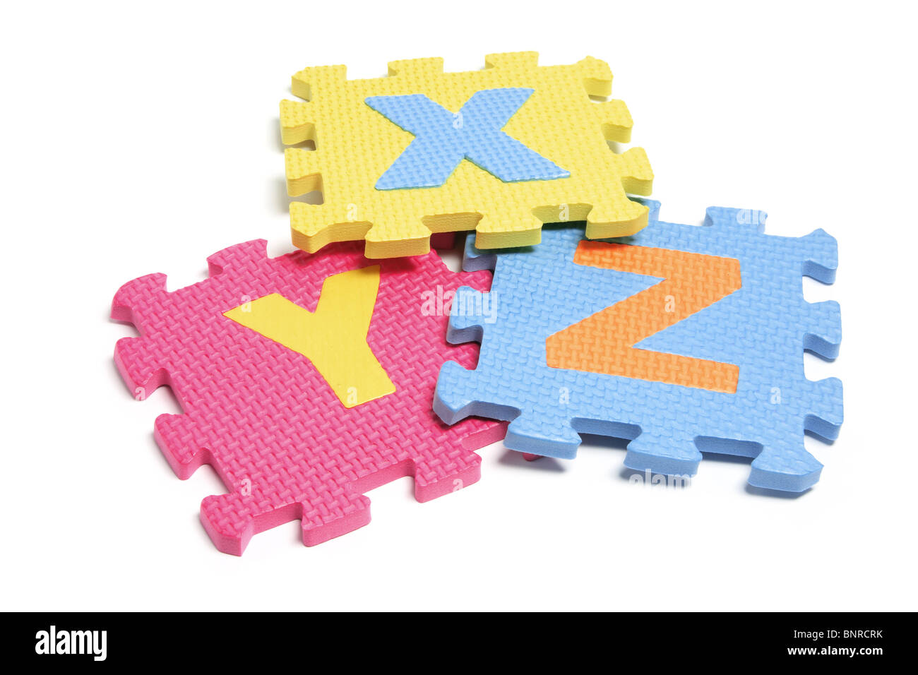 Alphabet Puzzle Pieces Stock Photo - Alamy