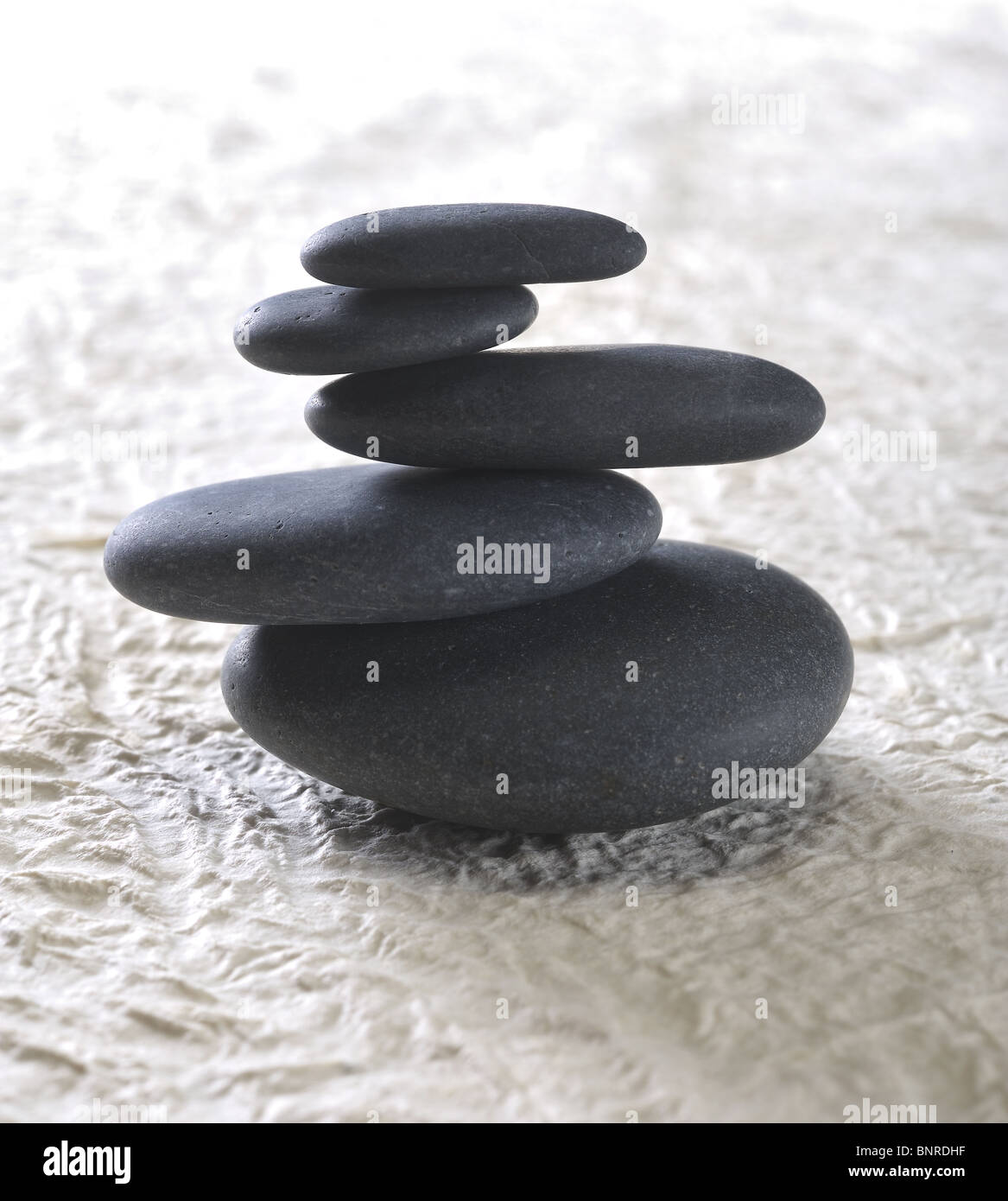 Stack of Zen stones Stock Photo - Alamy