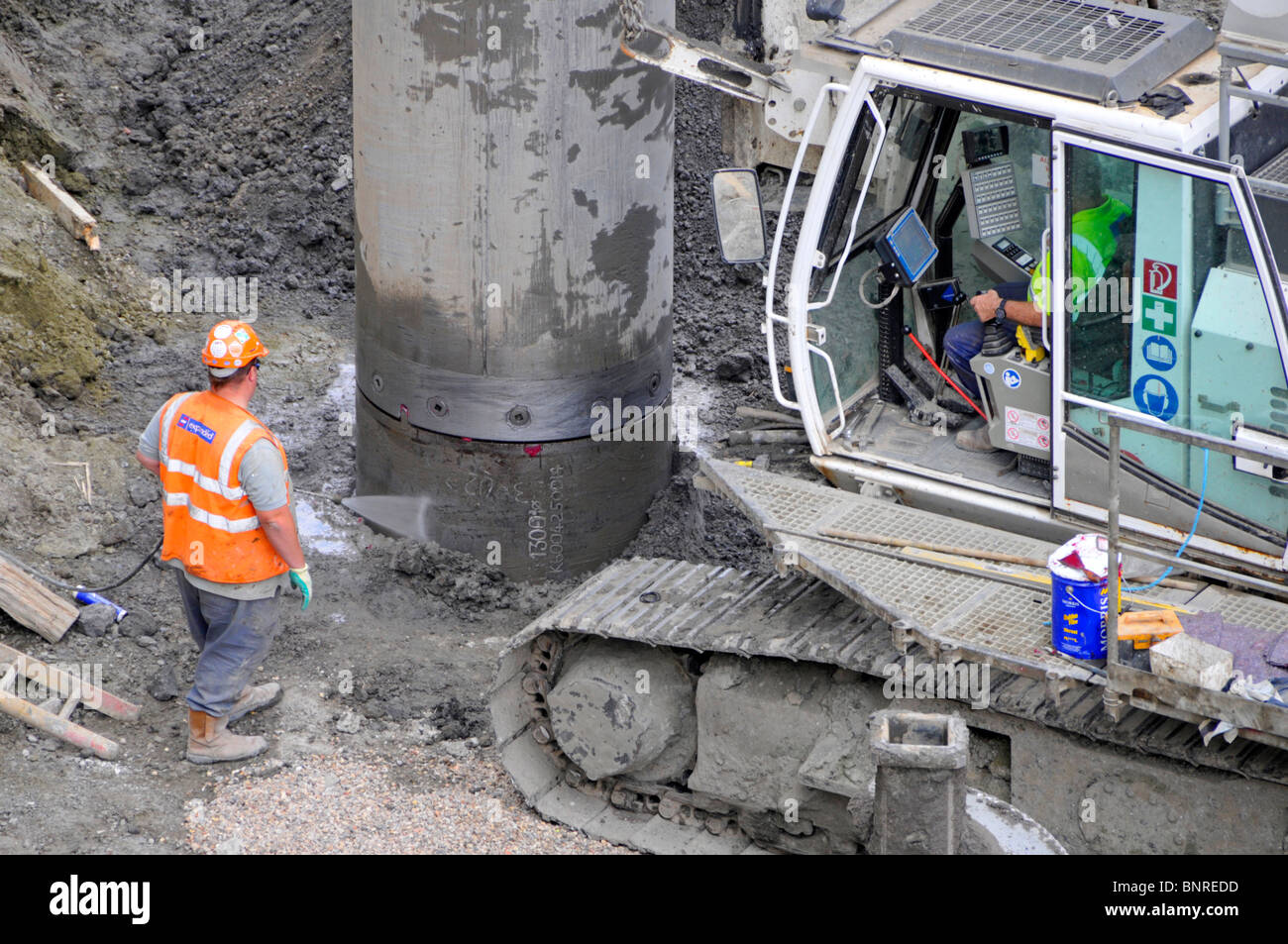 Steel casing construction hi-res stock photography and images - Alamy