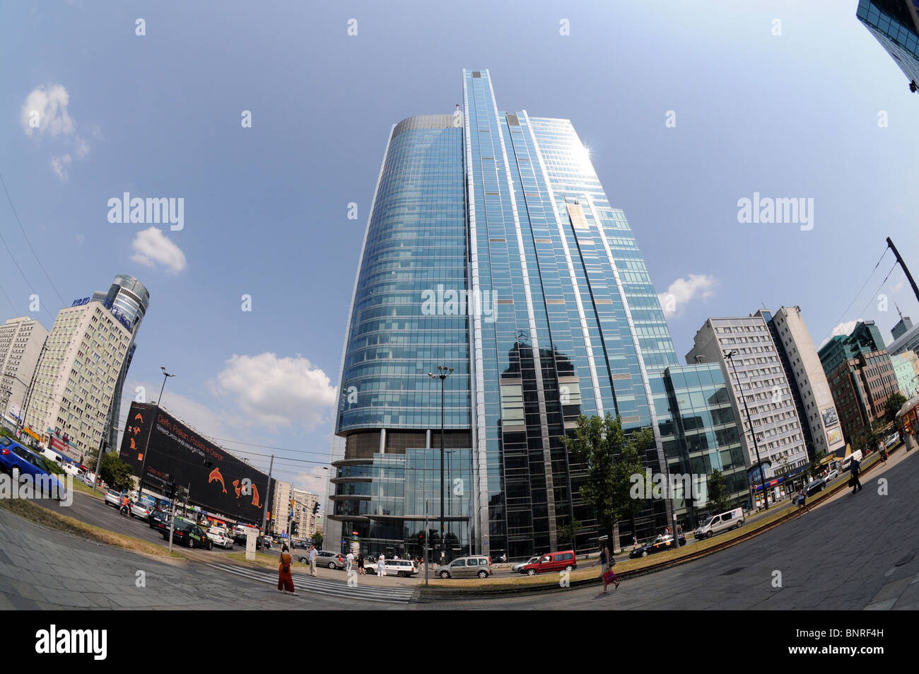 Rondo 1 office building at at Rondo ONZ (United Nations Roundabout) in ...