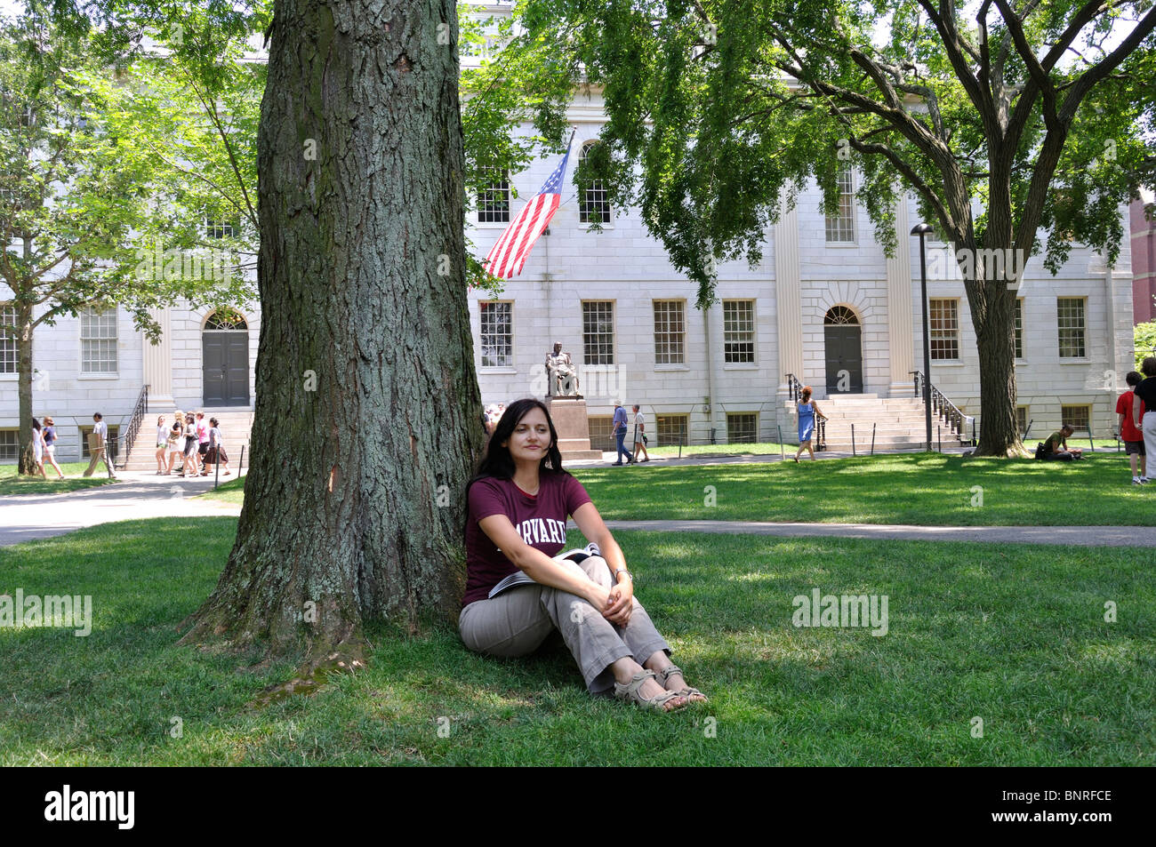 Female harvard student harvard university hi-res stock photography and ...