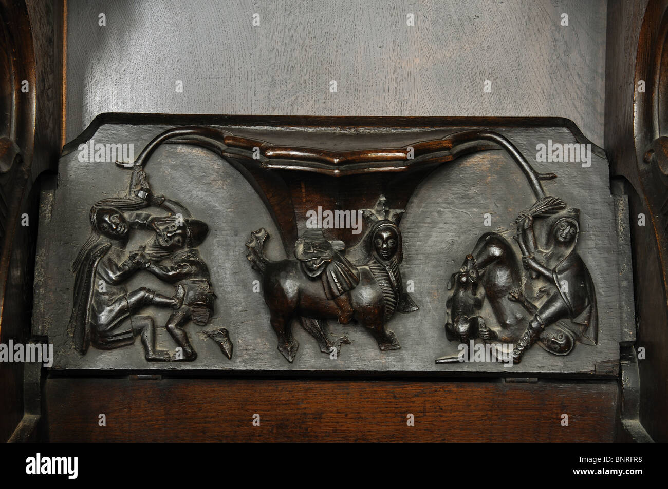 Misericorde misericords misericordes churches hi-res stock photography ...