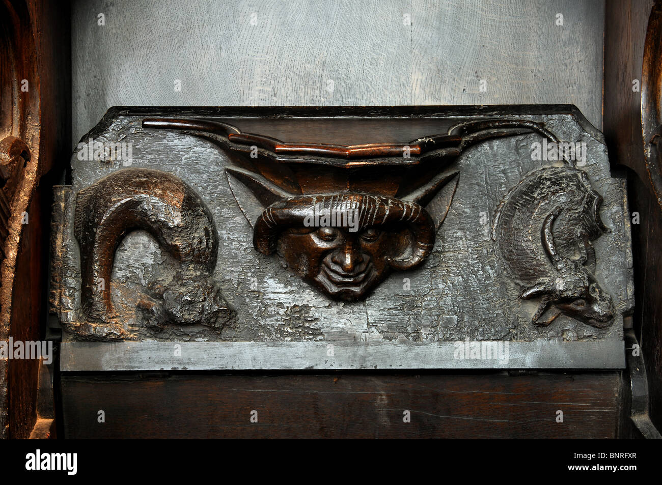 Misericord in Holy Trinity Church, Stratford-upon-Avon, Warwickshire ...