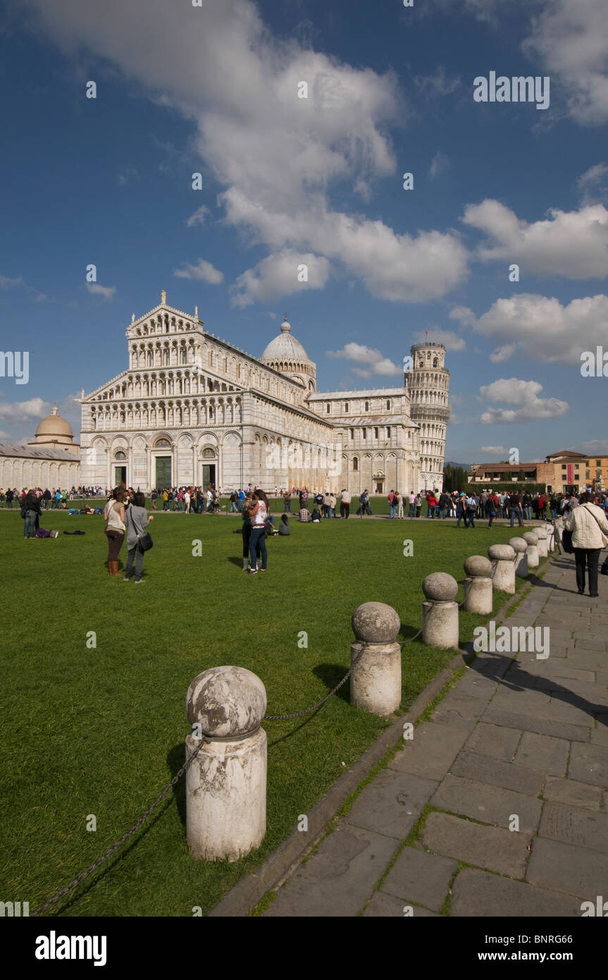 Cathedral and Leaning Tower of Pisa, Piazza dei Miracoli, UNESCO World ...