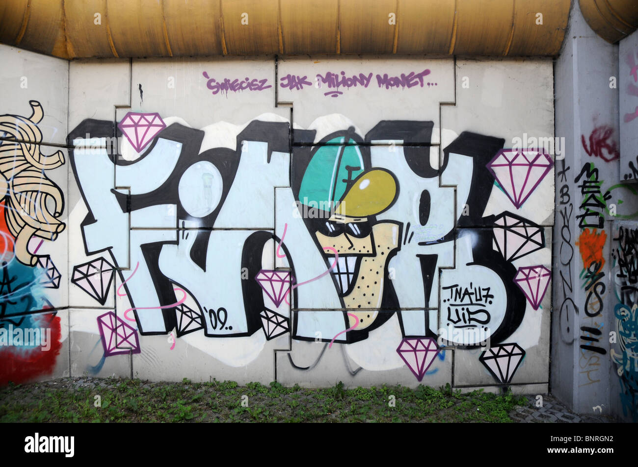 graffiti in Warsaw, Poland Stock Photo - Alamy