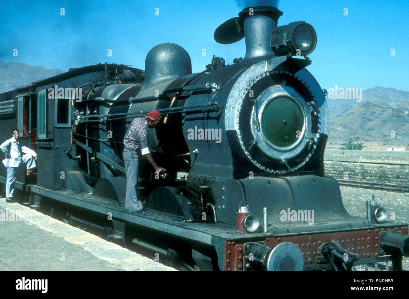 Steam engine on the famous Khyber Mail, Khyber Pakhtunkhwa Pakistan ...