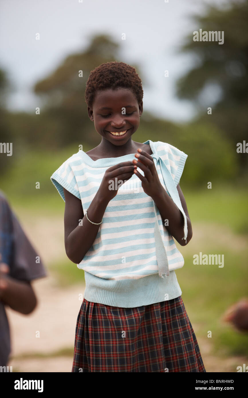 African girl smiling Stock Photo - Alamy
