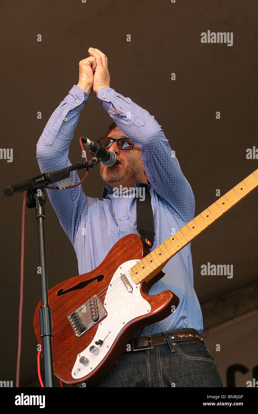 The Lightning Seeds performing at the Croydon Summer Festival in South ...