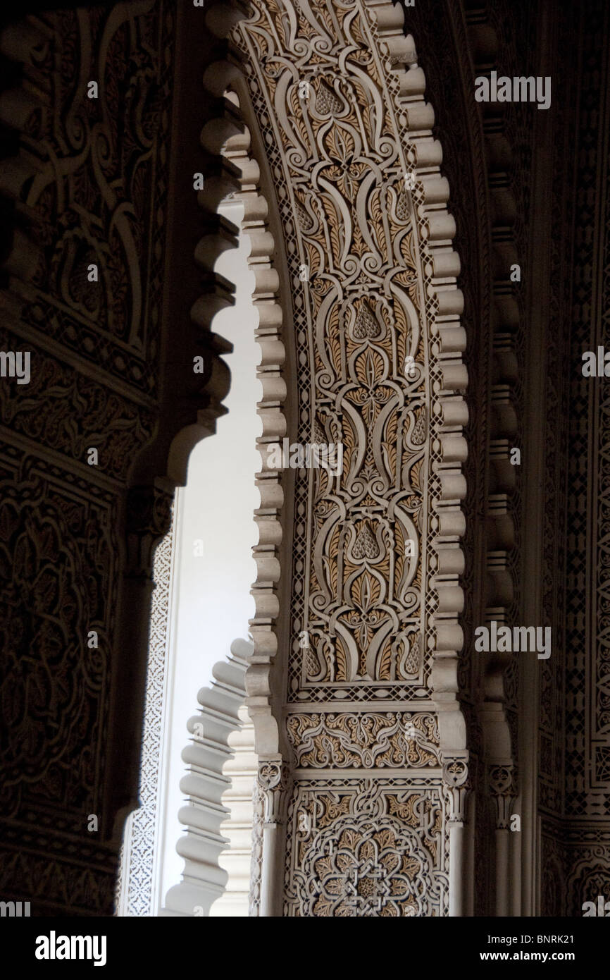 Africa, Morocco, Casablanca. Mahakma Law Courts (aka Mahakma du Pacha ...