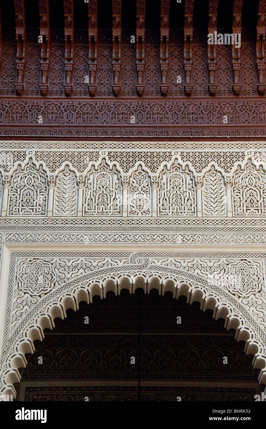 Africa, Morocco, Casablanca. Mahakma Law Courts (aka Mahakma du Pacha ...