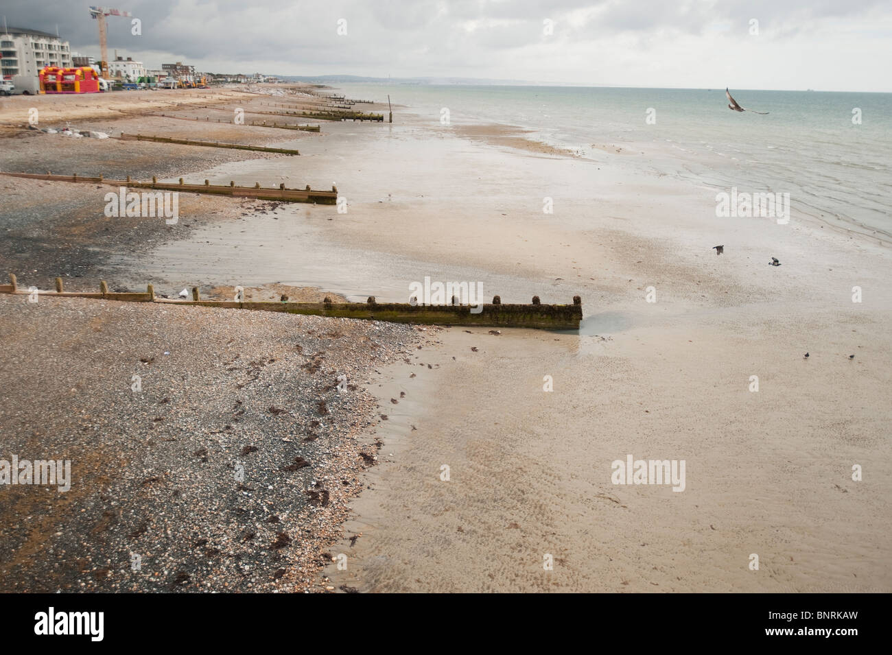 Worthing Beach, east, West Sussex, England Stock Photo - Alamy
