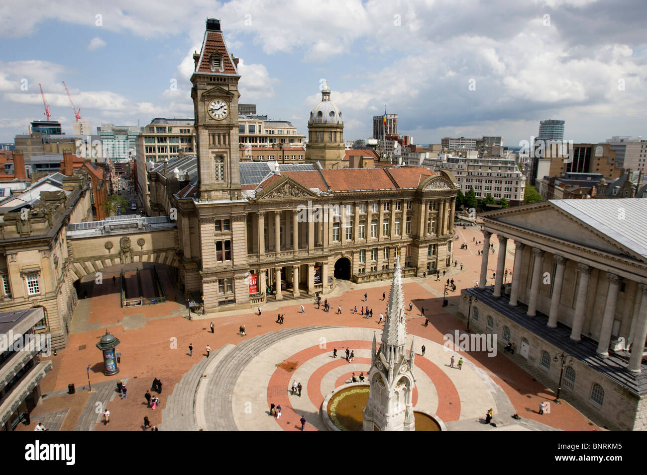 Chamberlain Square Birmingham pictured from the Central Library in ...