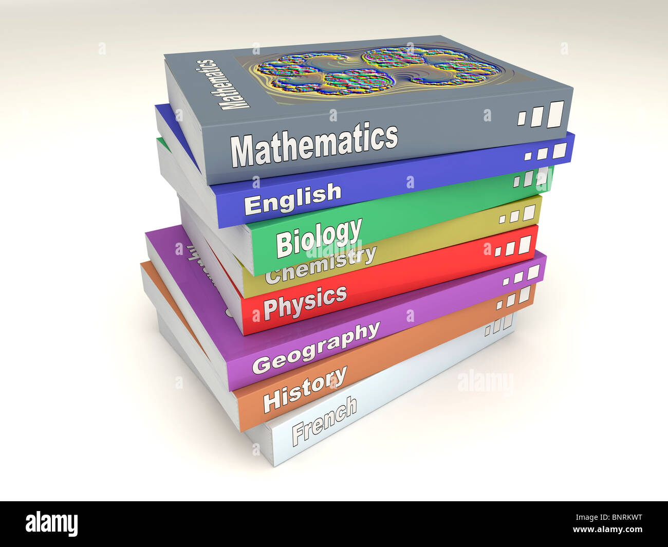 Stack Of School Books