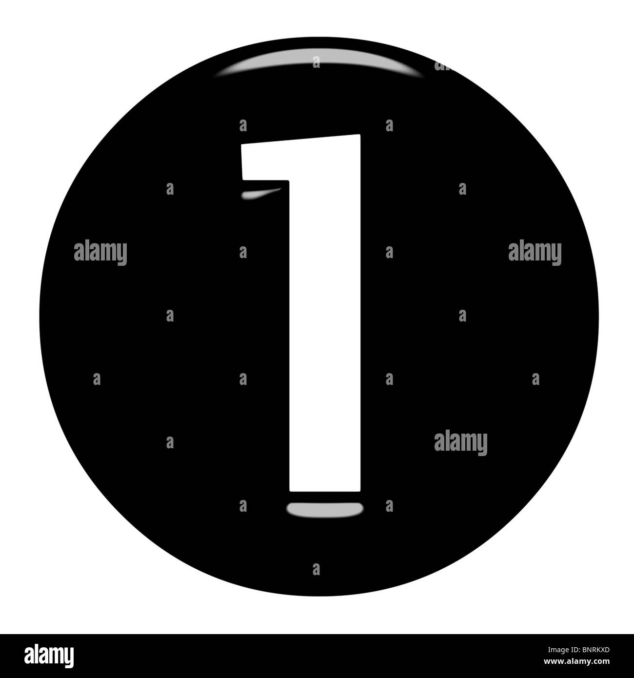 3d framed number 1 Stock Photo - Alamy