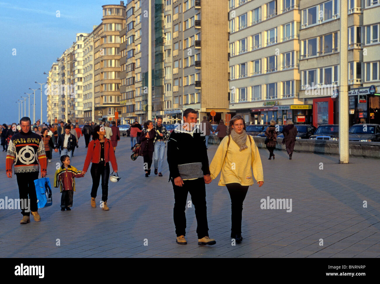 Belgians, Belgian, people, tourists, walking, strolling, Albert I ...