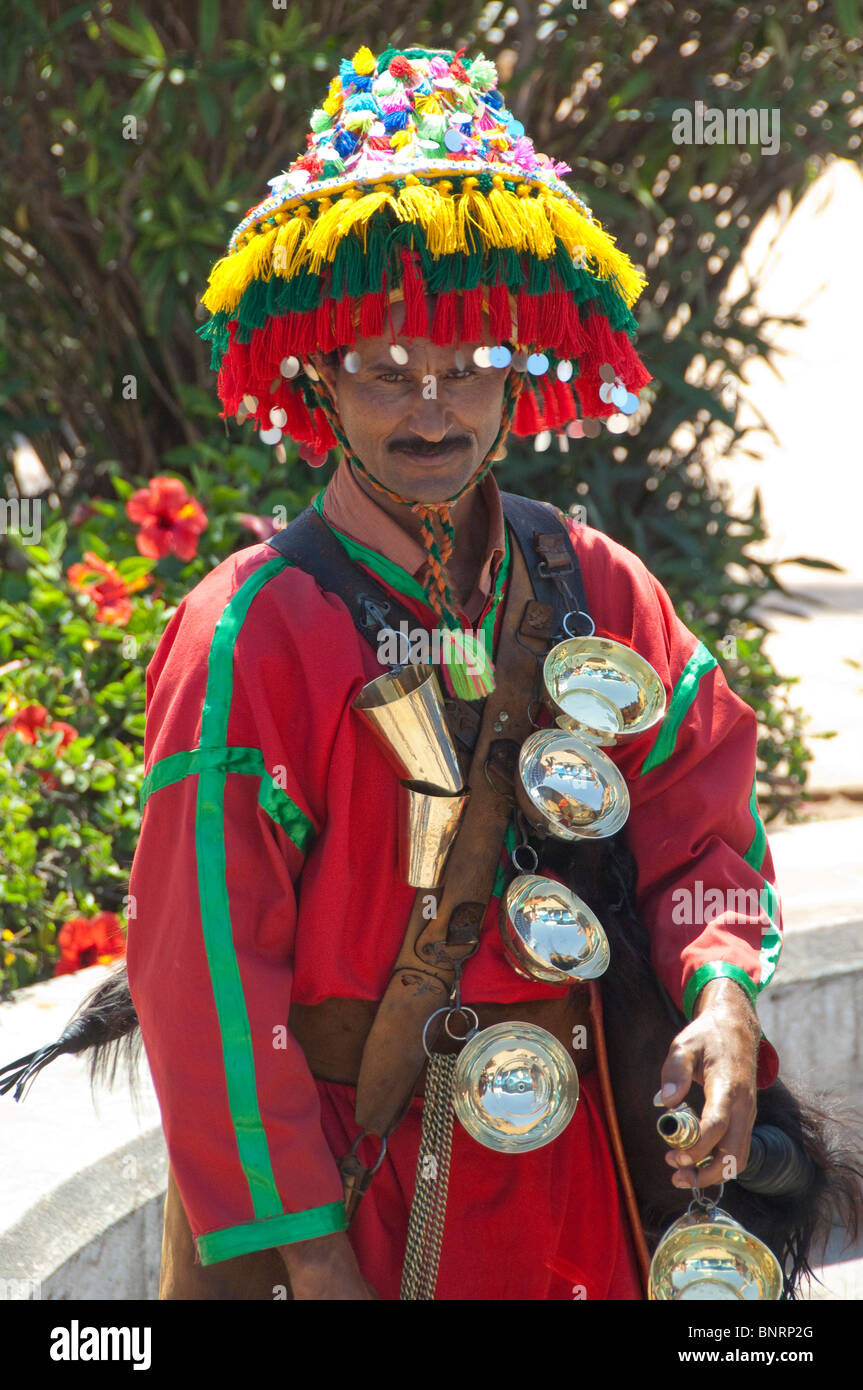 Africa, Morocco, Casablanca. Mohammed the 5th Square. Typical Moroccan ...