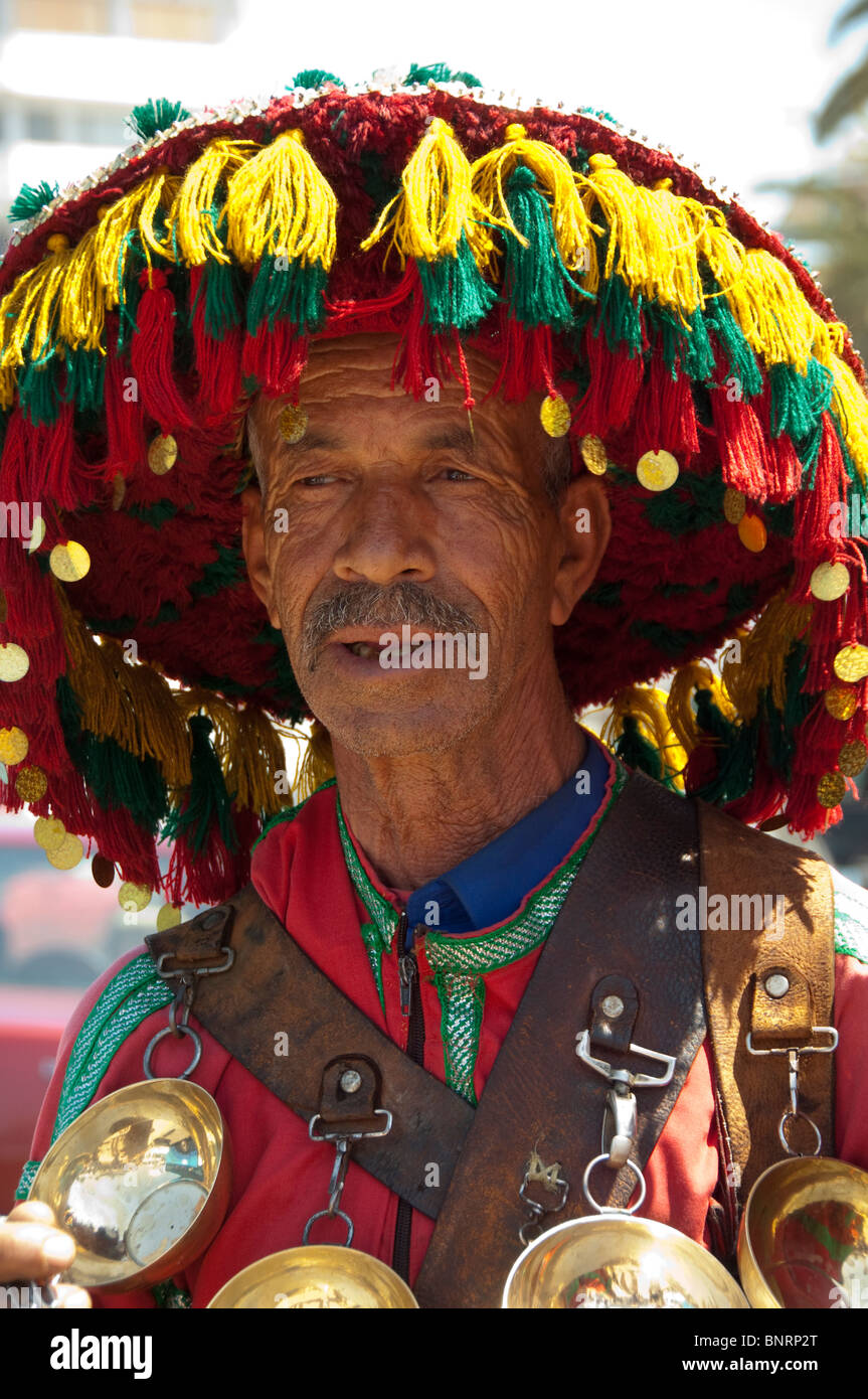 Africa, Morocco, Casablanca. Mohammed the 5th Square. Typical Moroccan ...