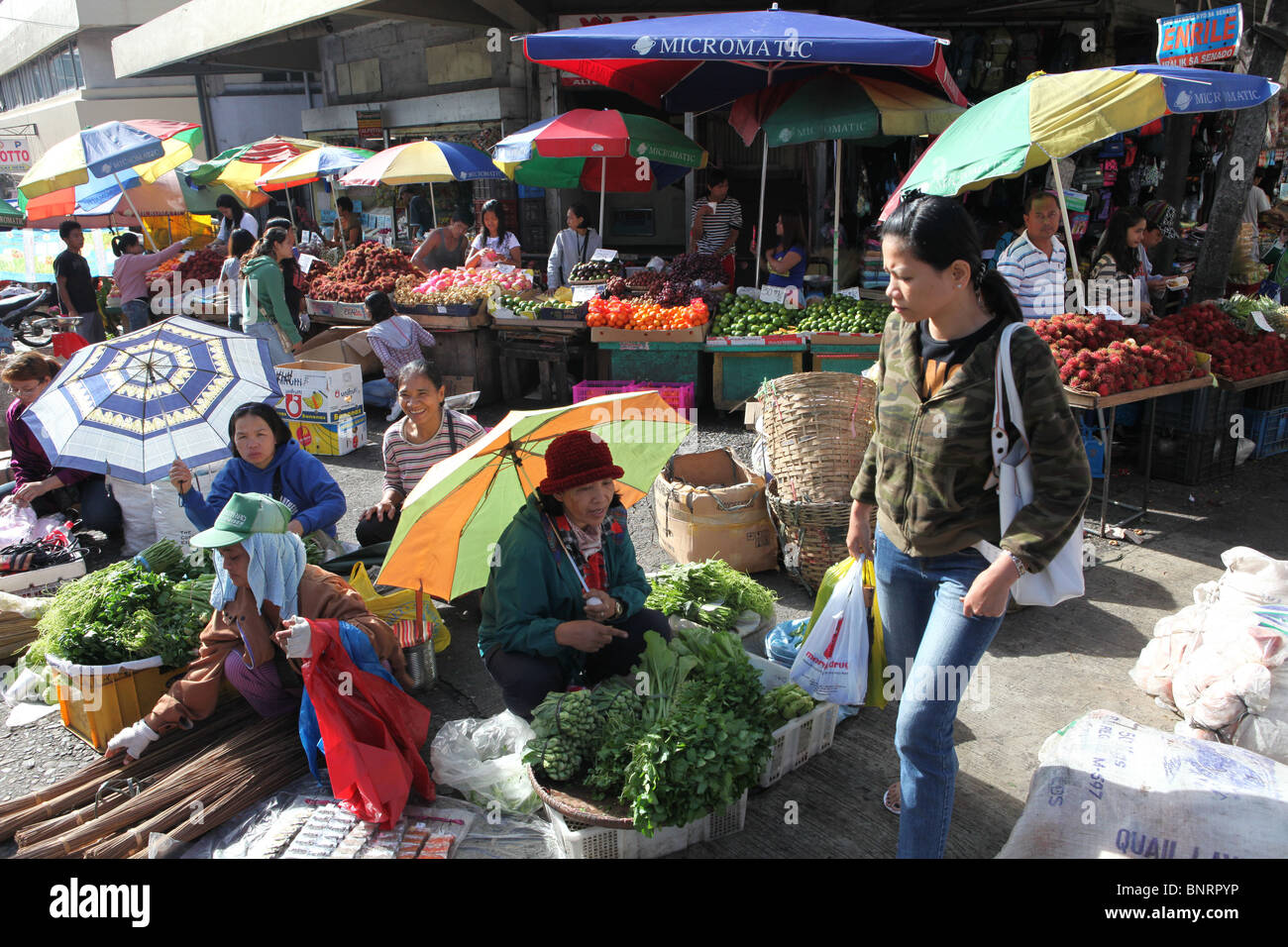 Philippine Market Stock Photo - Alamy
