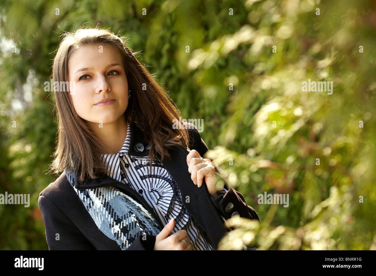 pretty women in the park Stock Photo - Alamy