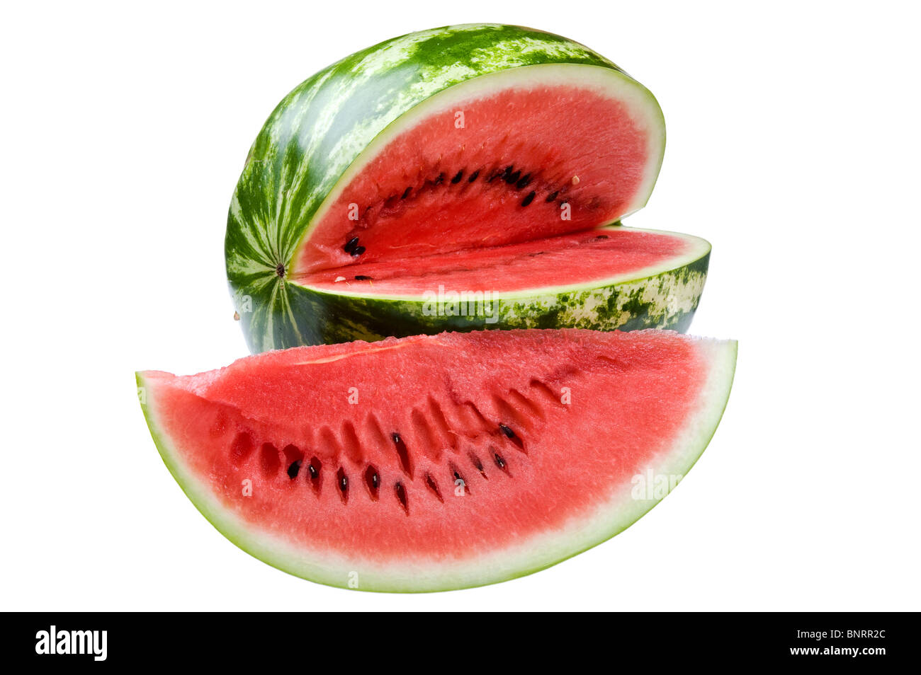 object on white - food watermelon close up Stock Photo - Alamy