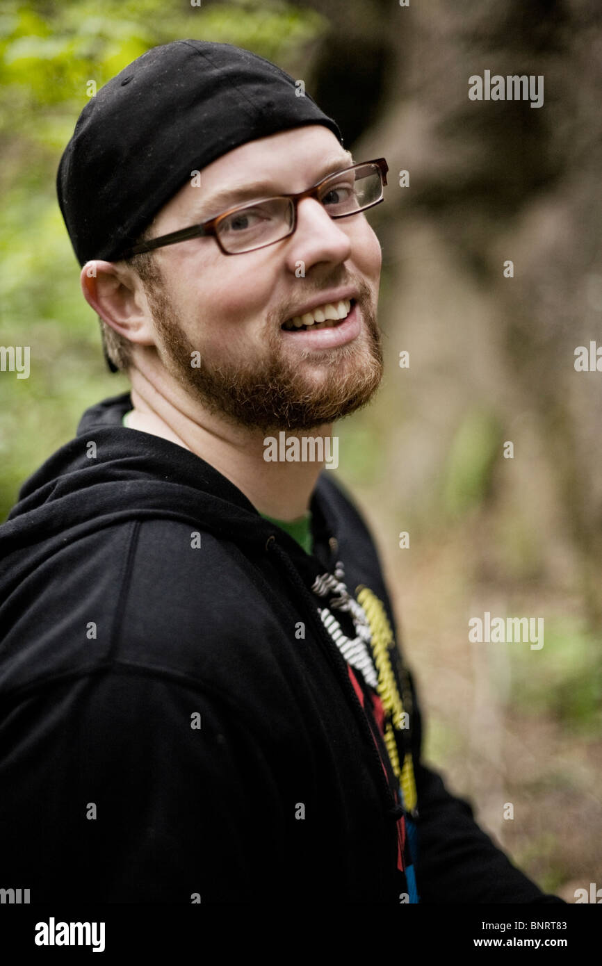 A portrait of a man smiling Stock Photo - Alamy