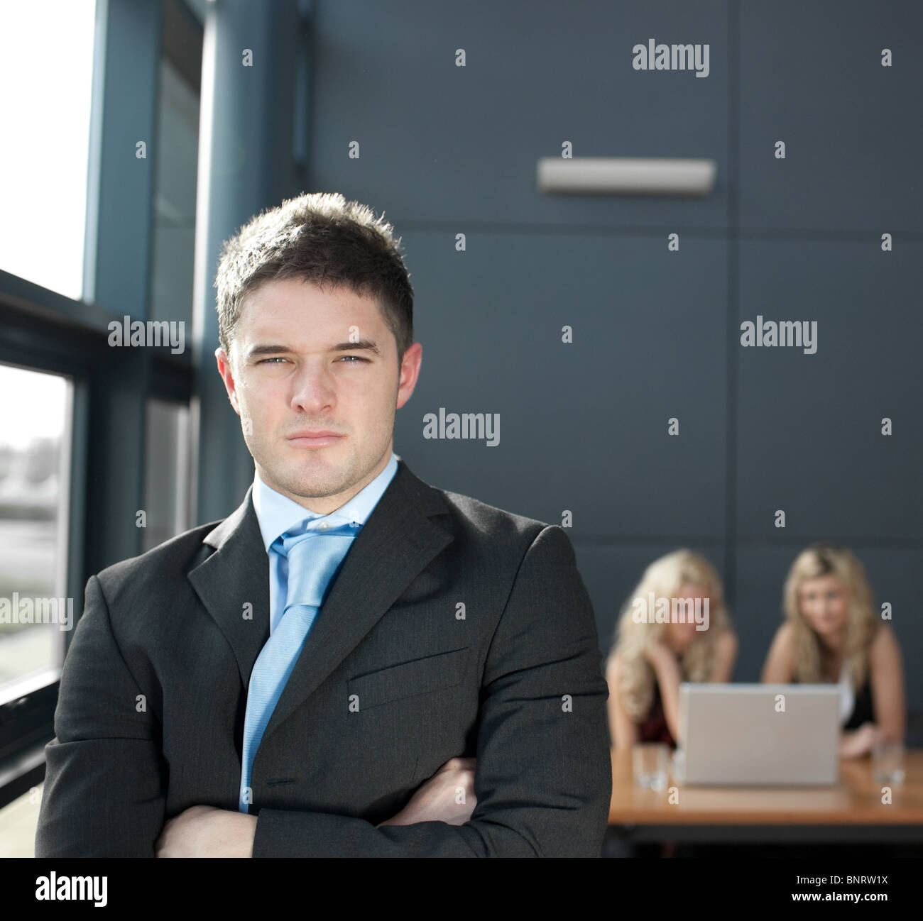 Portrait of a confident business man Stock Photo - Alamy