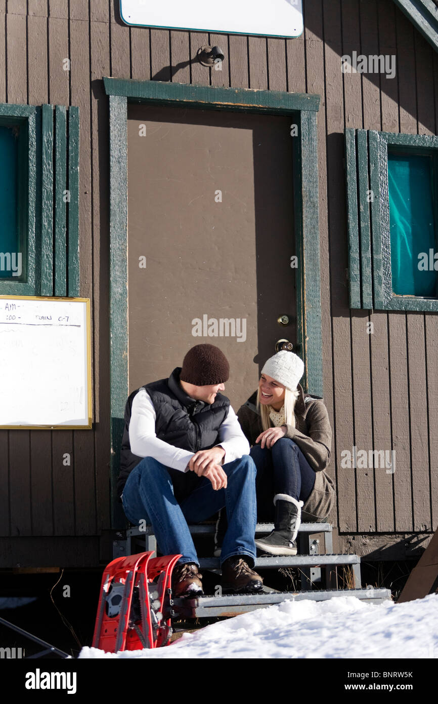 Snow on doorstep hi-res stock photography and images - Alamy