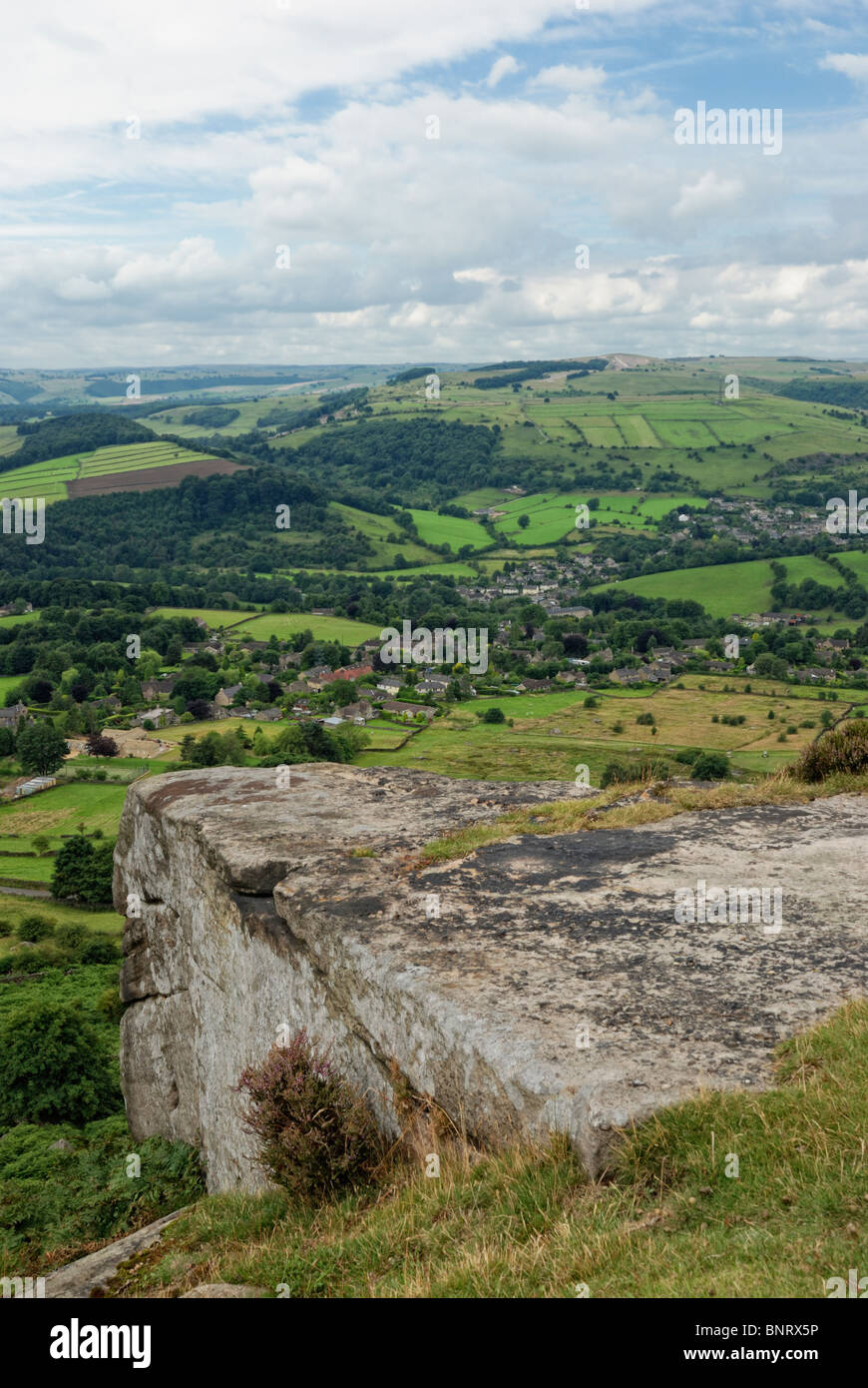 Curbar edge Derbyshire England uk Stock Photo - Alamy