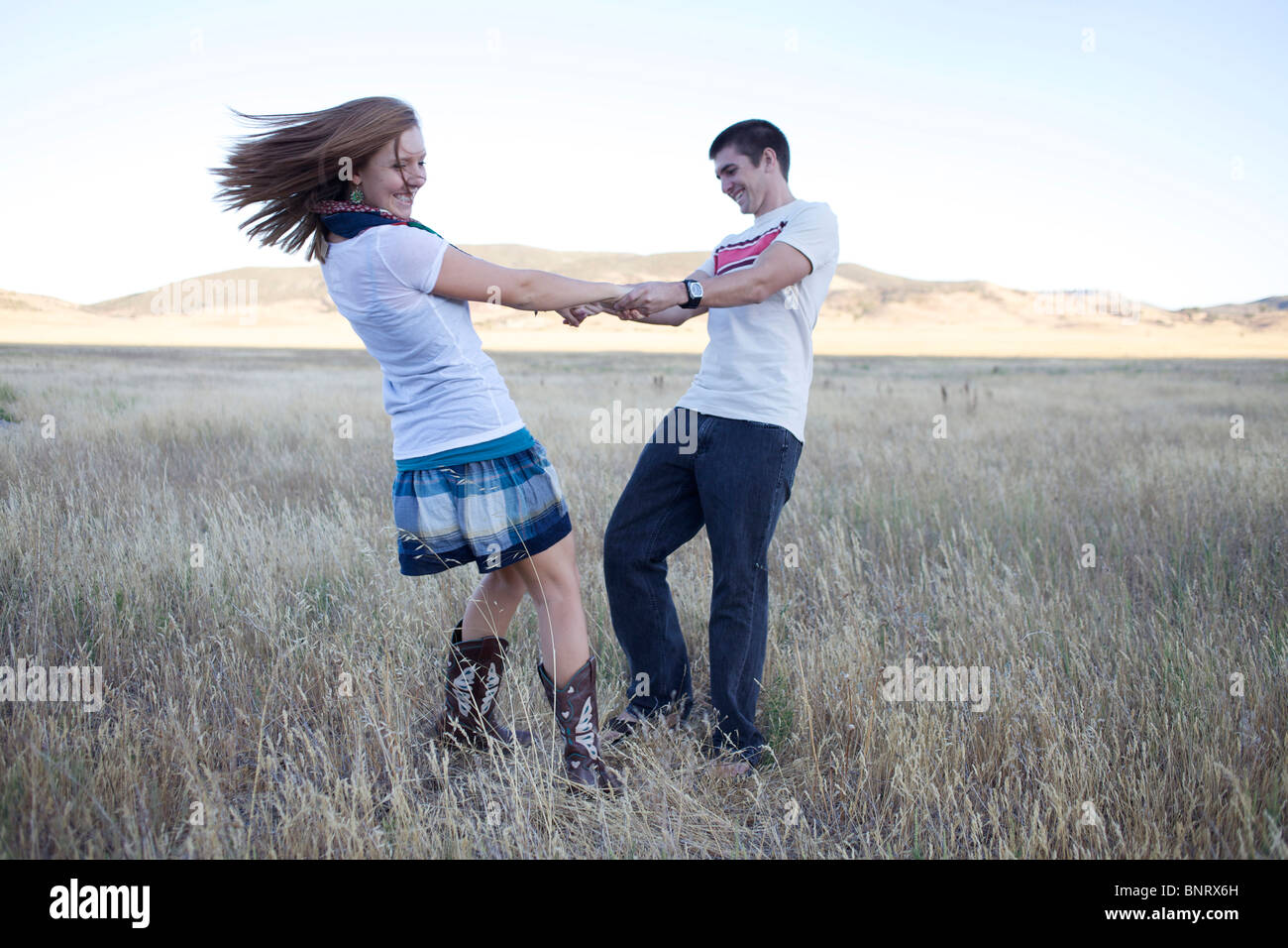 Person Spinning Around