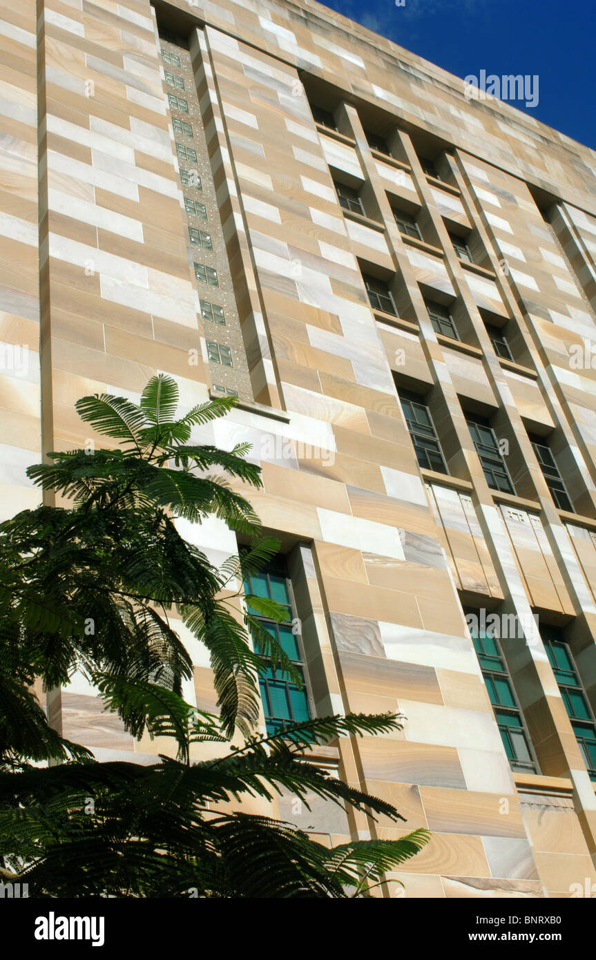 Entrance to the Library, University of Queensland, Brisbane, Queensland ...