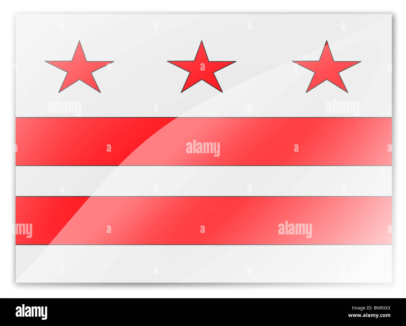District of Columbia flag Stock Photo - Alamy